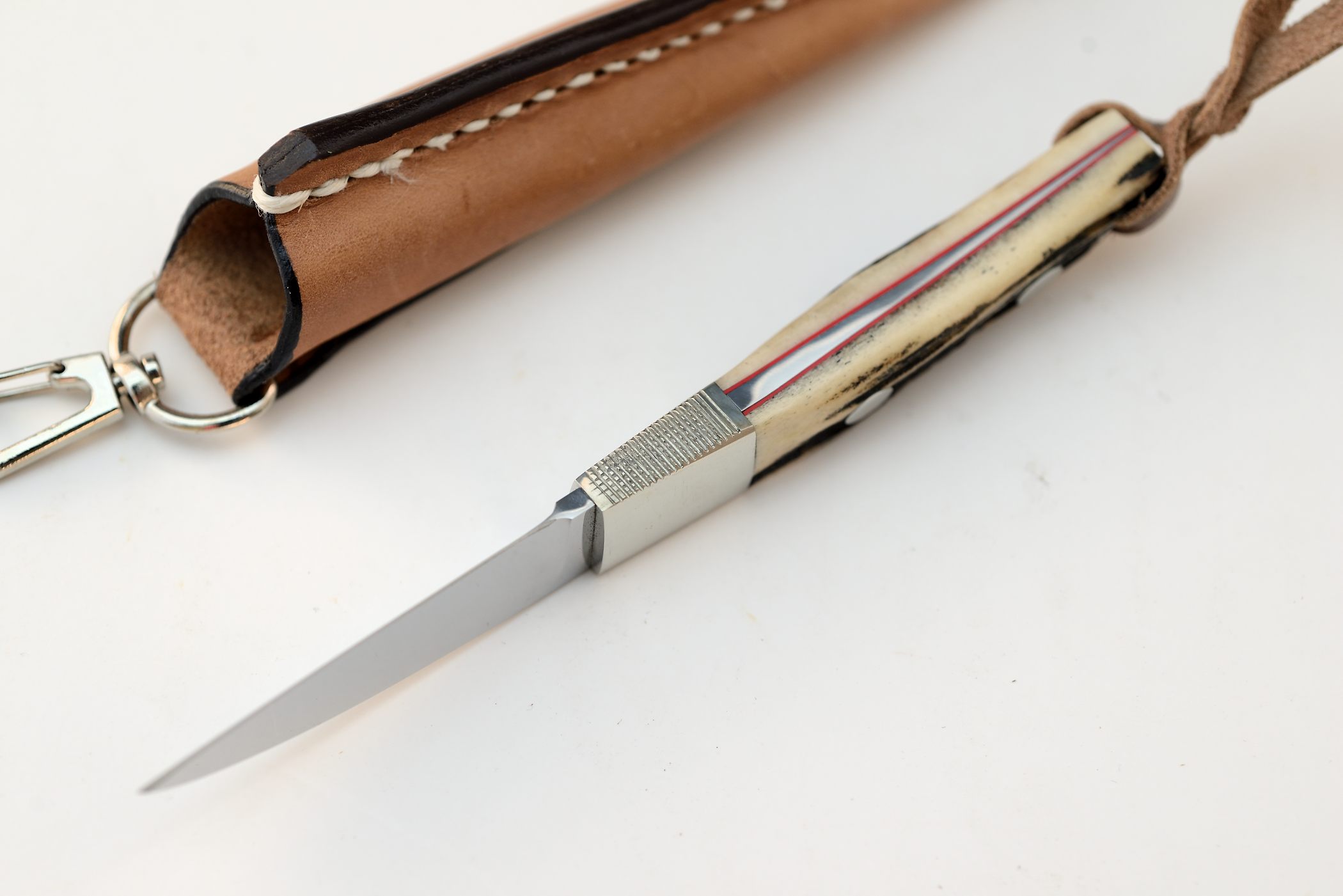 City knife, stag (series: SOL) | Fujie-Knives